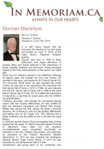 Duncan MacIntyre | Nova Scotia Sport Hall of Fame